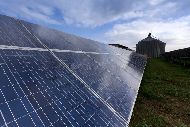 Solar Panel and Energy Transition Stock Photo - Image of solar ...