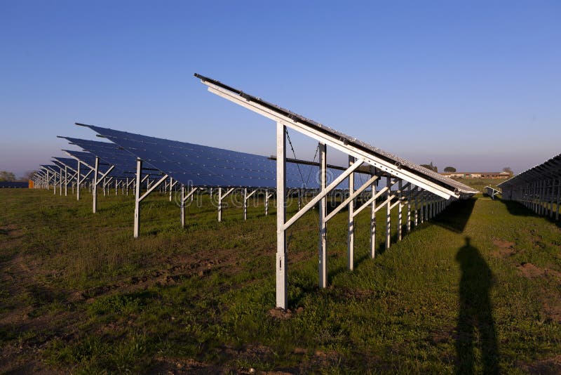 Solar Panel and Energy Transition Stock Photo - Image of solutions ...