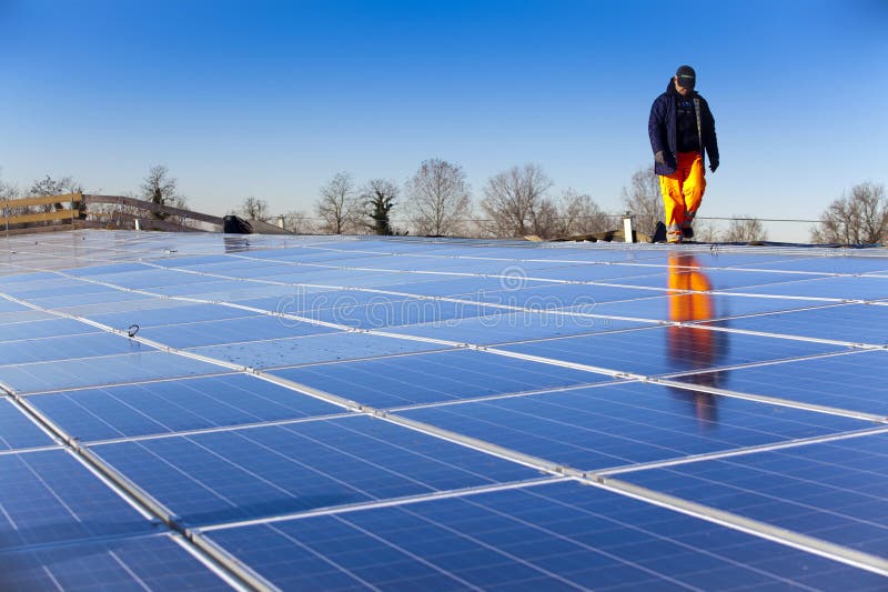 Solar Panel and Energy Transition Editorial Photography - Image of ...