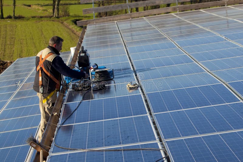 Solar Panel and Energy Transition Editorial Photography - Image of ...