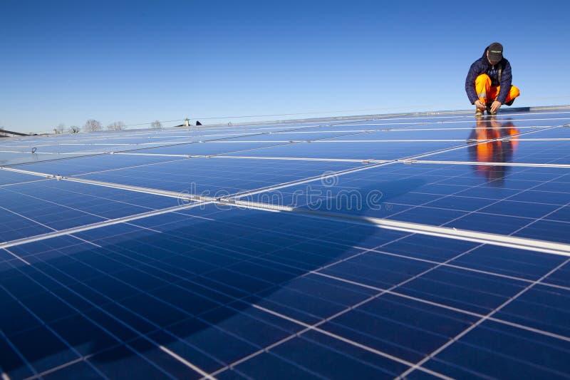 Solar Panel and Energy Transition Editorial Photography - Image of ...
