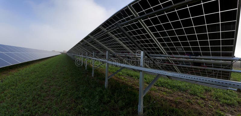 Solar Panel and Energy Transition Stock Photo - Image of light ...