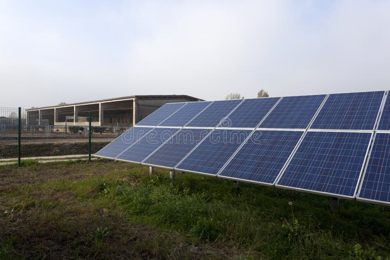 Solar Panel and Energy Transition Editorial Photo - Image of line ...