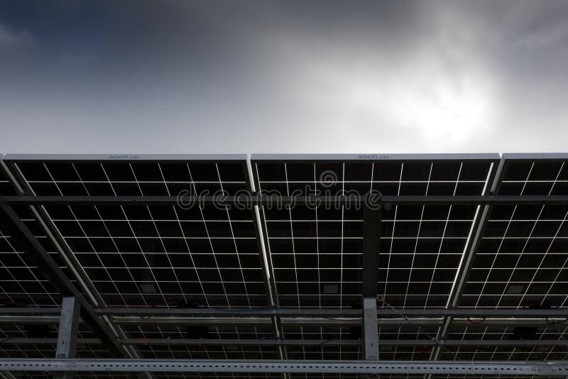 Solar Panel and Energy Transition Stock Image - Image of roof, panel ...