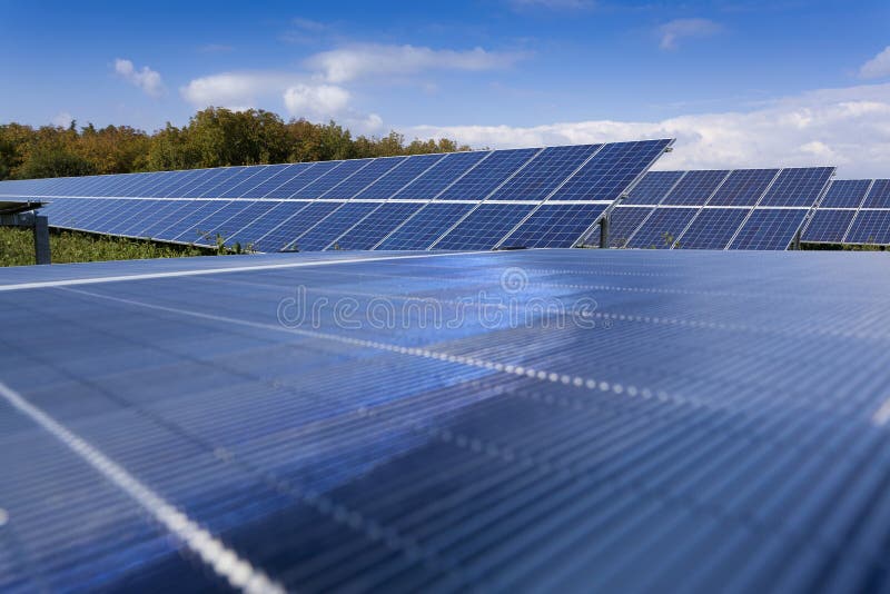 Solar Panel and Energy Transition Stock Image - Image of energy, solar ...