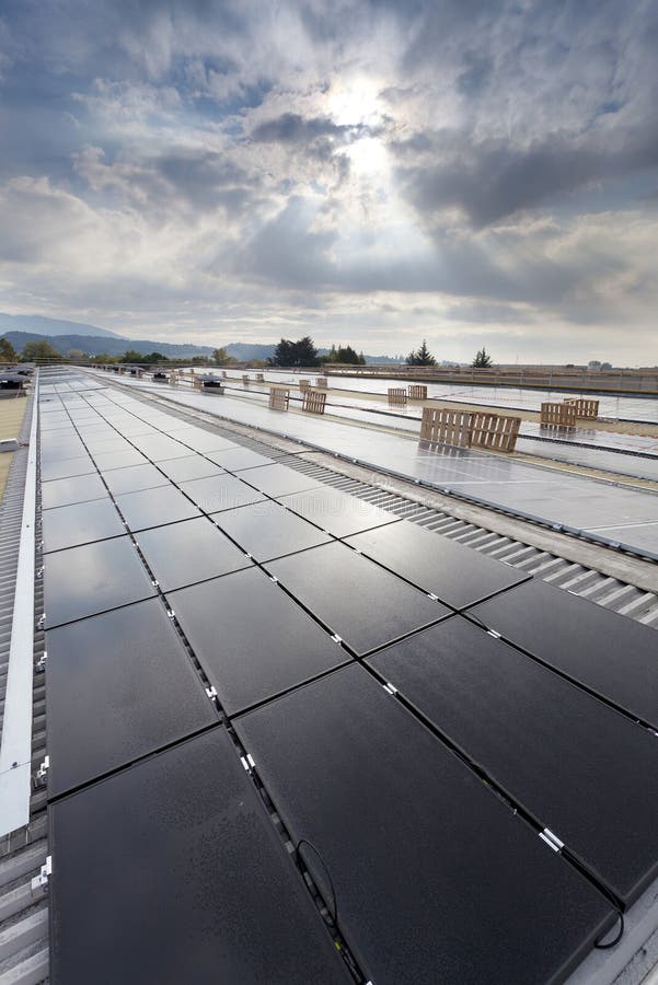 Solar Panel and Energy Transition Stock Image - Image of transition ...