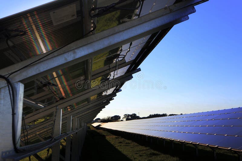Solar Panel and Energy Transition Stock Photo - Image of symmetry ...