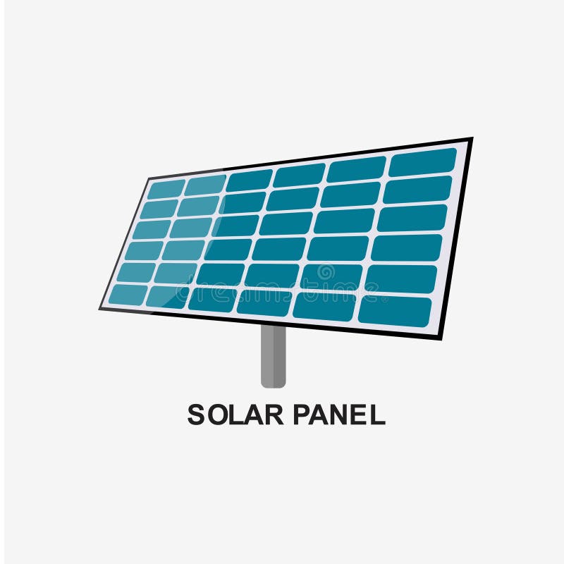Solar Panel Energy Vector Template Design Illustration Stock Vector ...