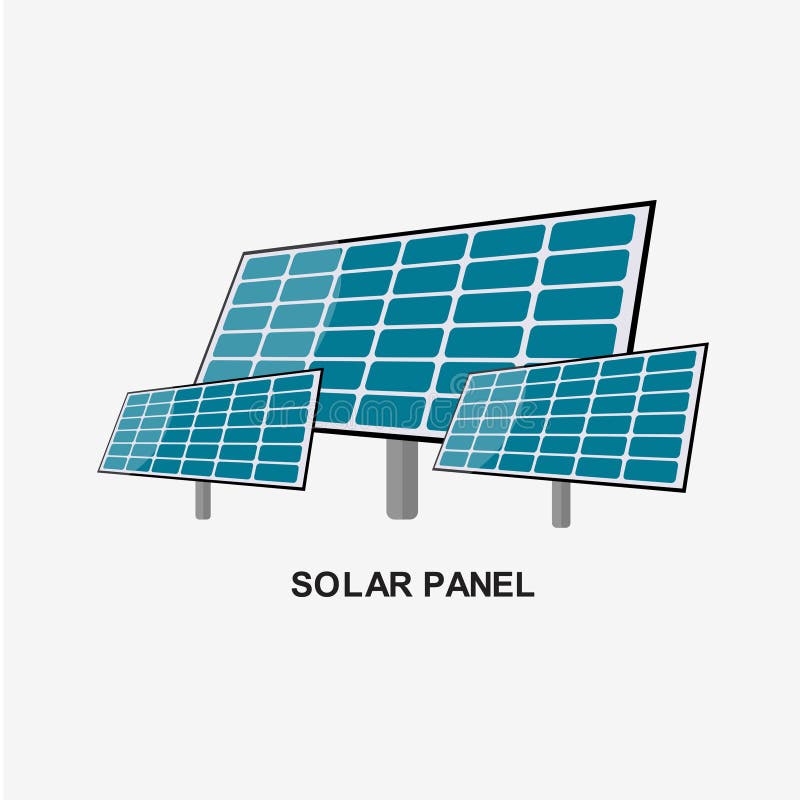 Solar Panel Energy Vector Template Design Illustration Stock Vector ...