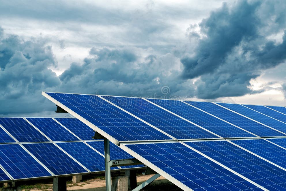 Solar panel features stock photo. Image of power, source - 108017630