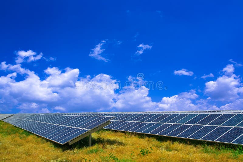 Solar panel stock photo. Image of panel, grass, efficient - 20964884