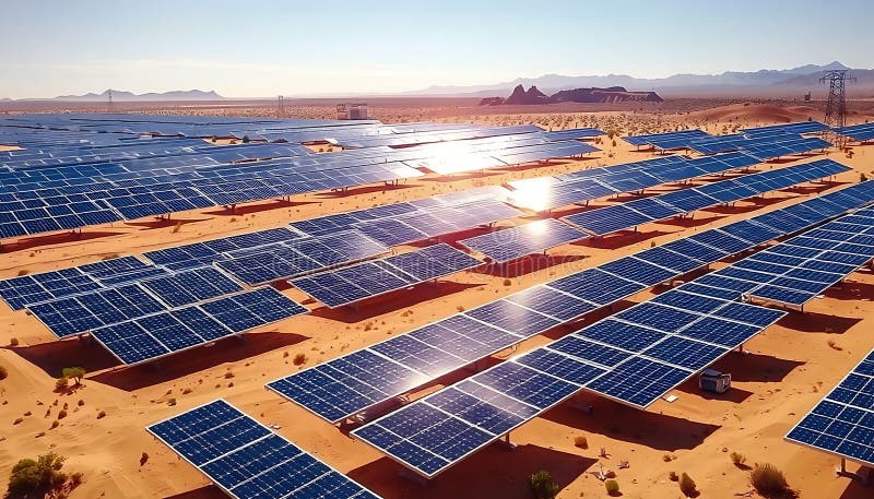 Solar Panel Field from Above, Representing Renewable Energy and Solar ...