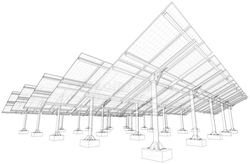 Solar Panel Blueprint Stock Illustrations – 893 Solar Panel Blueprint ...