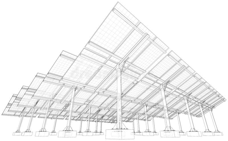 Solar Panel Blueprint Stock Illustrations – 893 Solar Panel Blueprint ...