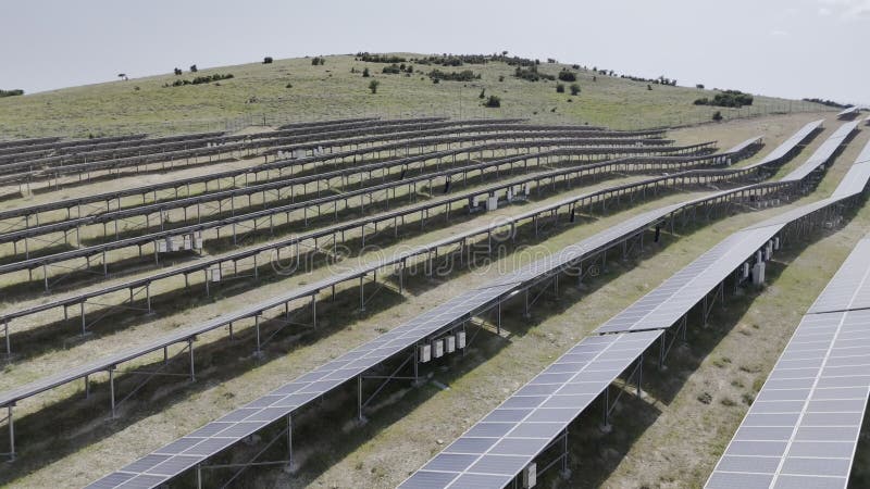 Solar Panel Farm. Solar Panel Field Stock Video - Video of panels ...