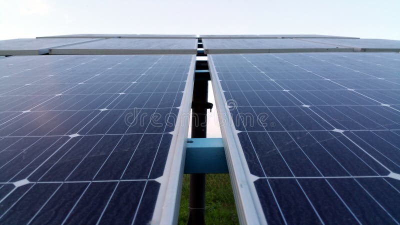 Solar Panel in the Fields. Image of Science and Technology Regarding ...