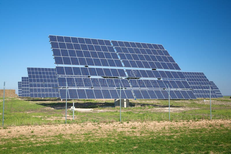 Solar panel front stock image. Image of cable, electric - 9116673