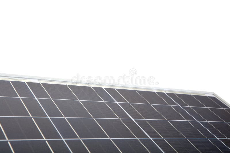 A Solar Panel in Front of White Background Stock Image - Image of still ...