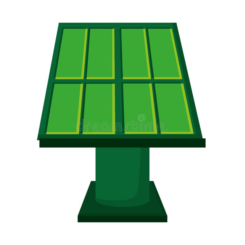 Solar Panel and Ecology Design Stock Vector - Illustration of support ...