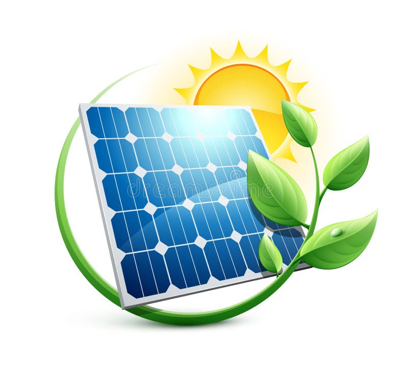 Solar panel illustration stock illustration. Illustration of symbol ...