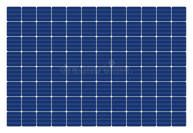 Solar Panel Grid Pattern Blue and White. Solar Cells Power Blue ...