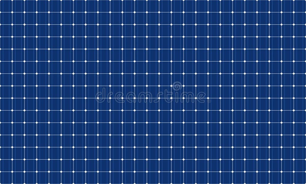 Solar Panel Grid Seamless Pattern. Sun Electric Battery Texture. Solar ...