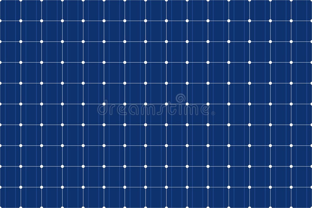 Solar Panel Grid Seamless Pattern. Sun Electric Battery Texture. Solar ...