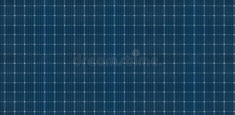 Solar Panel Grid Seamless Pattern Texture Wide Background. Sun Electric ...