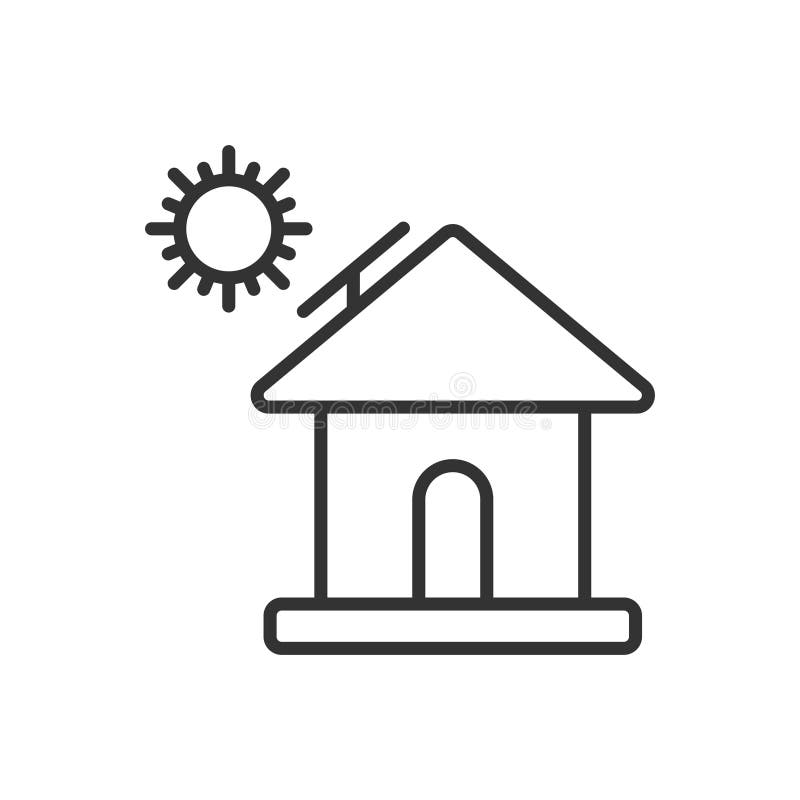 Solar panel icon stock illustration. Illustration of technology - 364492972