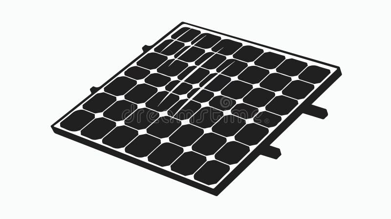 Solar Panel Icon: Energy and Sustainability Concept for Eco-Friendly ...