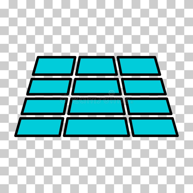 Solar Panel Icon, Green Power Technology, Ecology Alternative Energy ...