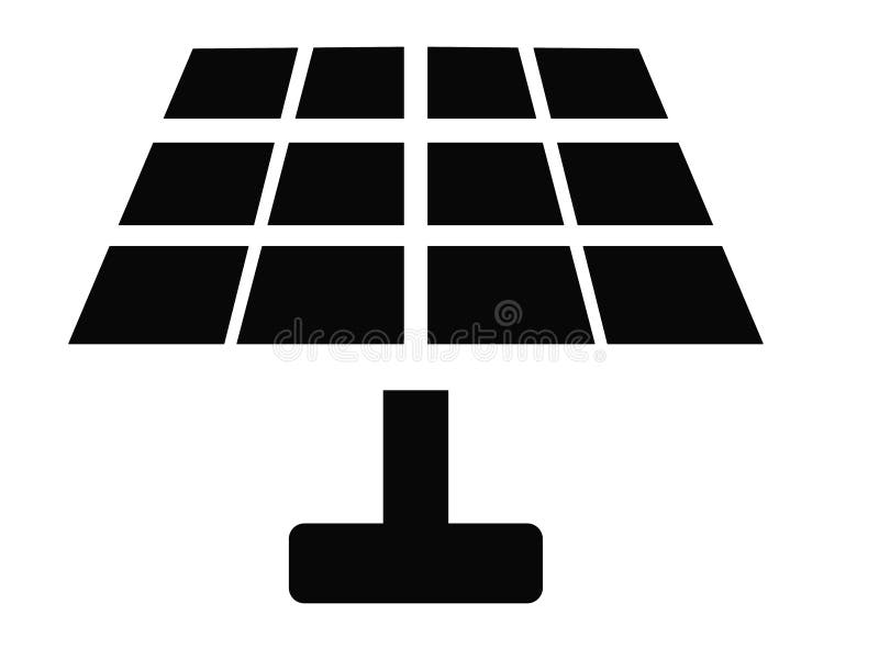 Solar Panel Icon,solar Pannel Glyph Flat Vector Icon Stock Illustration ...