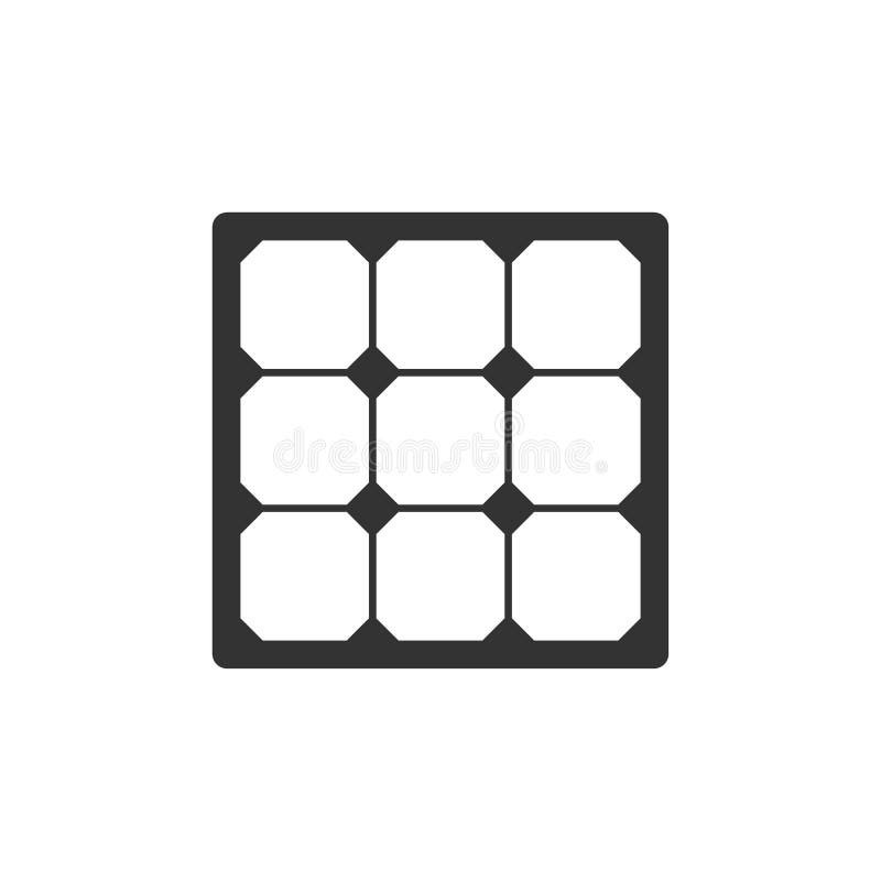 BW icon - Solar panel stock vector. Illustration of shape - 193341575