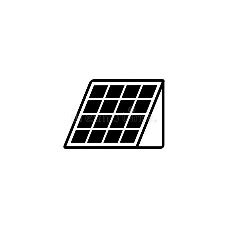 Solar panel icon vector stock vector. Illustration of symbol - 294597265