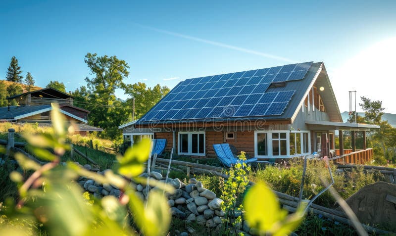 Solar Panel Installation Demonstration Stock Photo - Image of ...