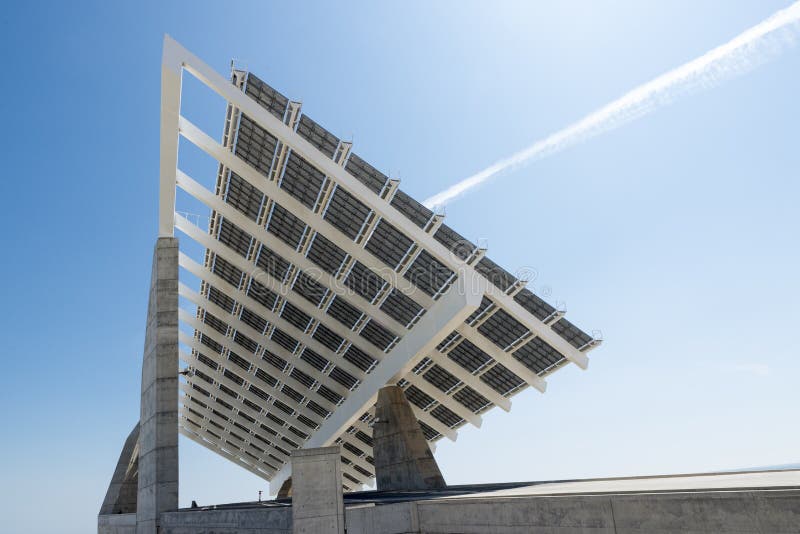 Giant Solar Panel stock photo. Image of catalan, equipment - 13434026
