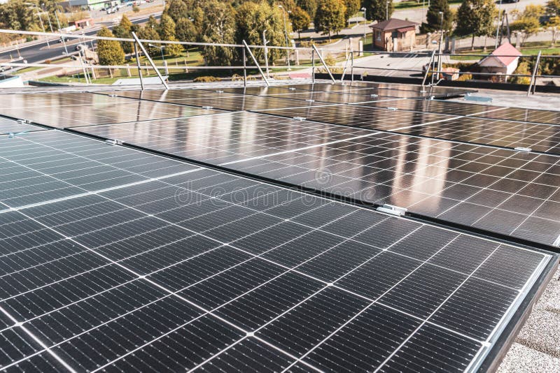 Solar Panels on the Roof of a Residential Building As a Way of ...