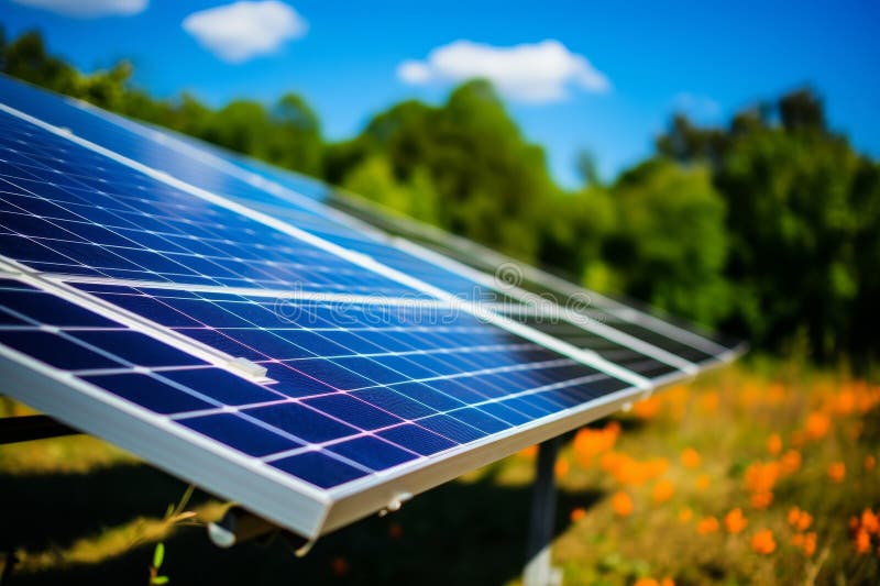 Solar Panel Installation Under Cloudy Sky with Focus on Distribution ...