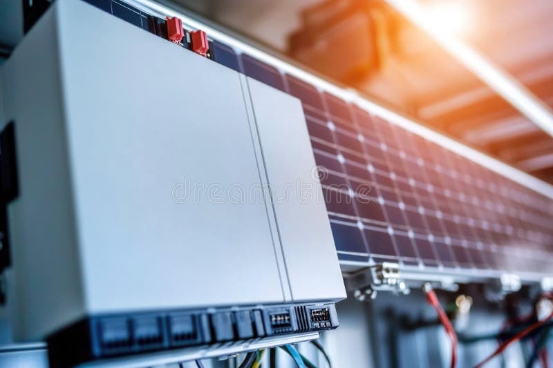 Solar Panel Installed on a Building S Exterior for Energy Harvesting ...