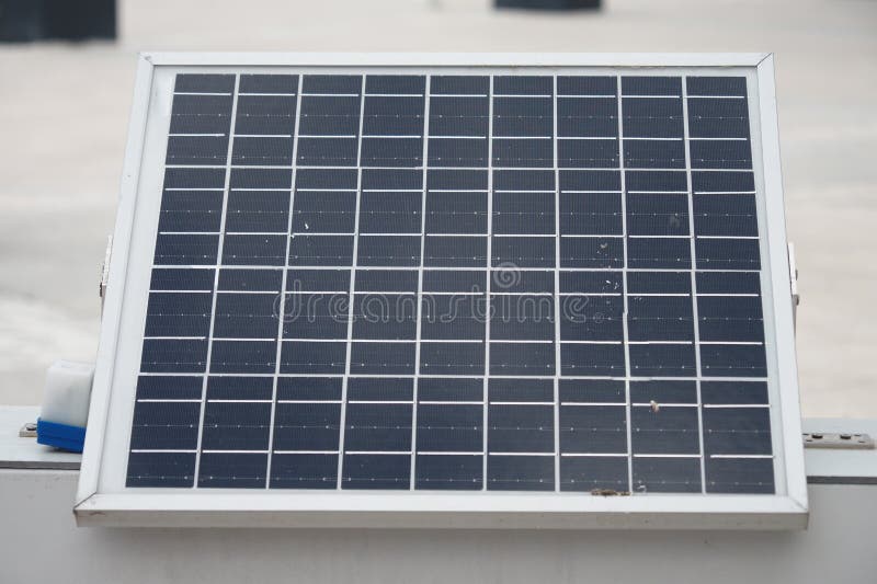 Solar Panel Installed at an Outdoor Location for Energy Generation ...