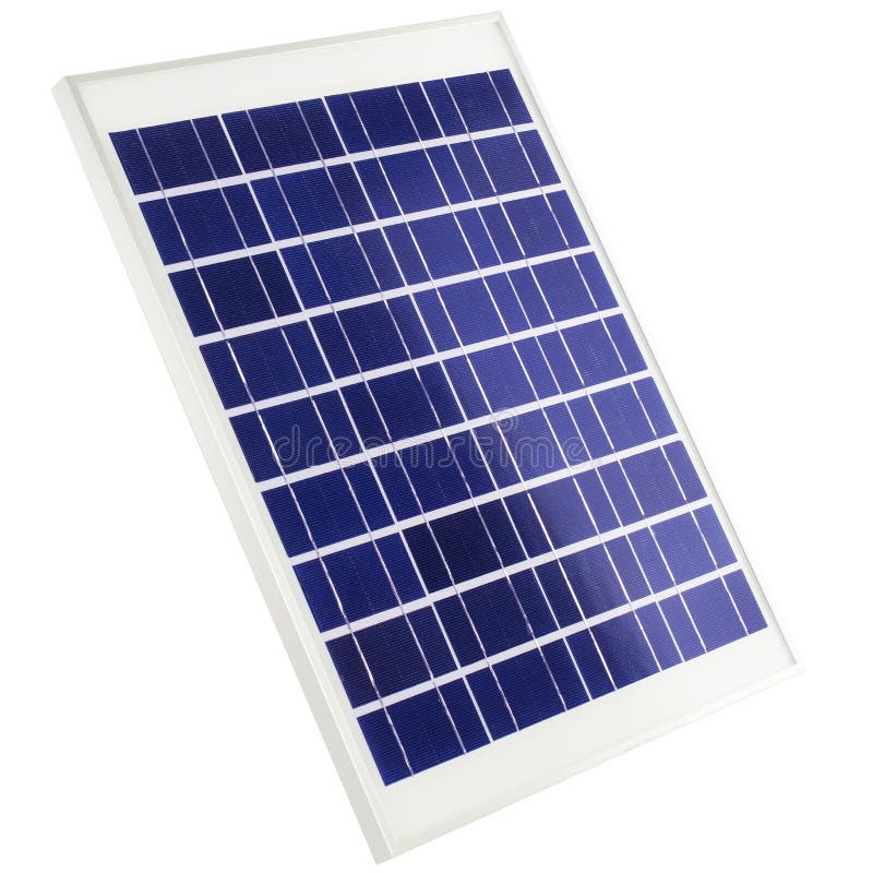 Solar Panel Isolated and Clipping Path - Geen Energy Stock Photo ...