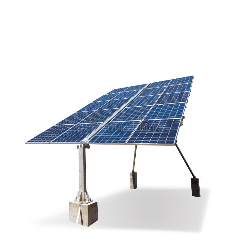 Solar panel isolated stock image. Image of solar, photovoltaic - 91944801