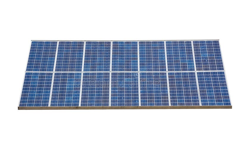 Solar Panel , Isolted , White Background Stock Photo - Image of ...