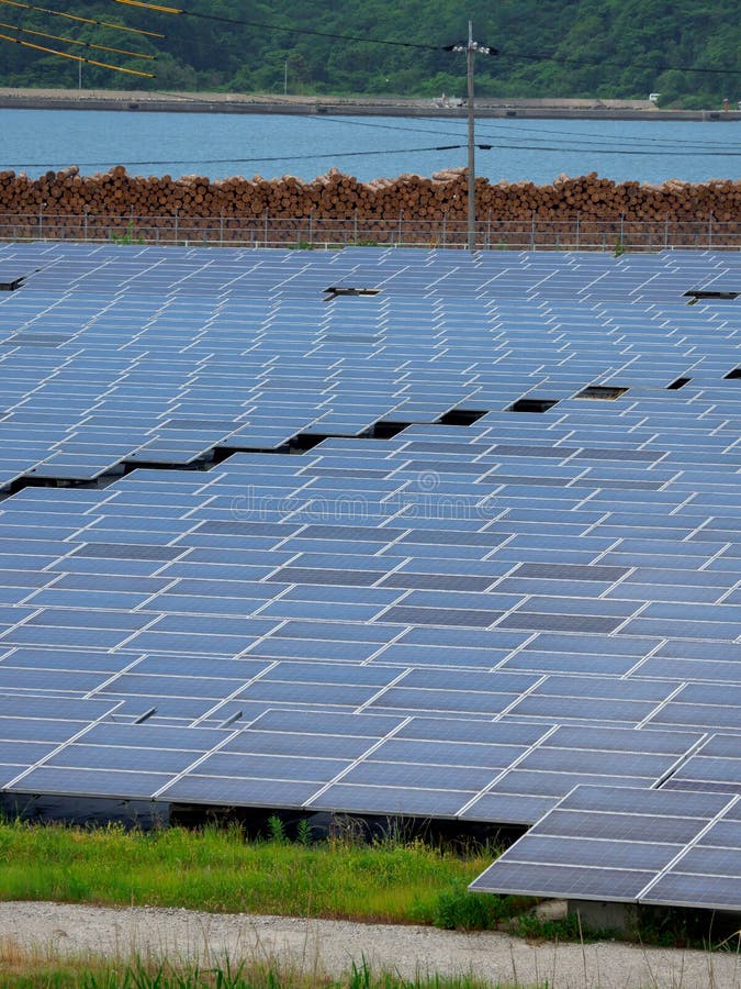 Solar Panel in Japan stock image. Image of sunshine - 123425017