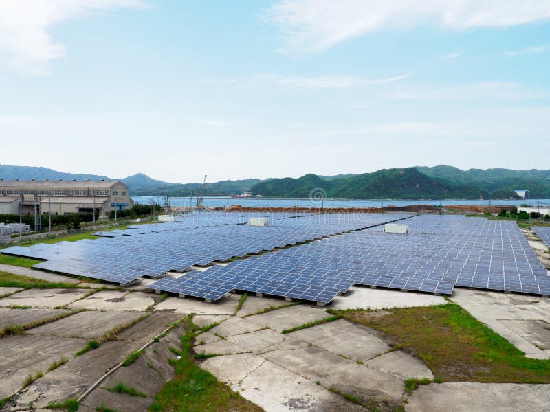 Solar Panel in Japan stock image. Image of environment - 123425029