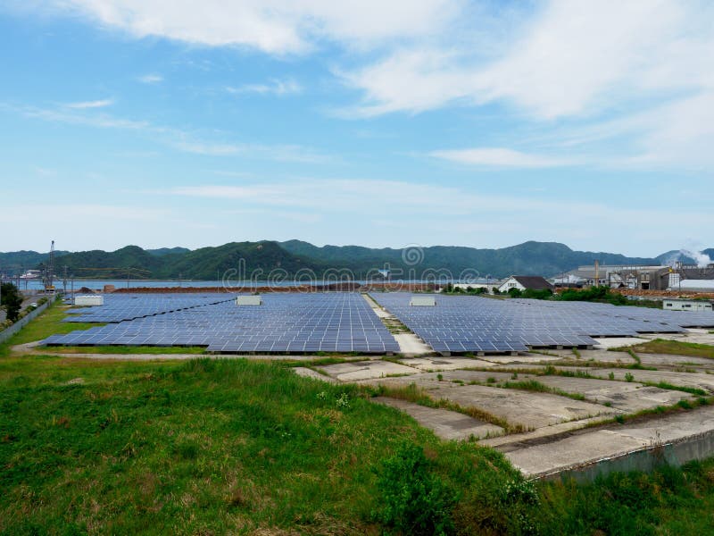 Solar Panel in Japan stock image. Image of copy, sunlight - 123425035