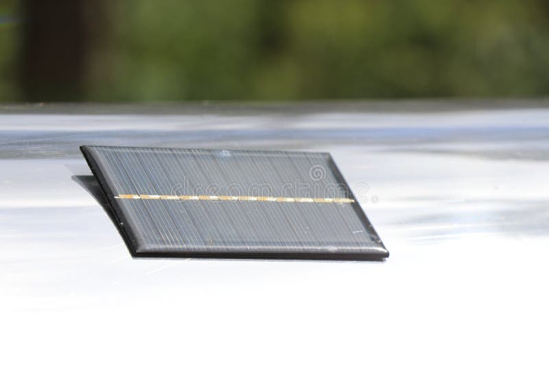 Solar Cell and Propeller Attached To a Small Dc Motor Makes a Small ...