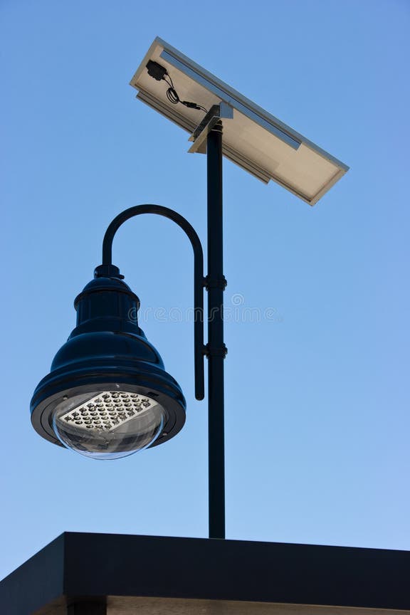 Solar panel and led light stock photo. Image of panel - 20374578