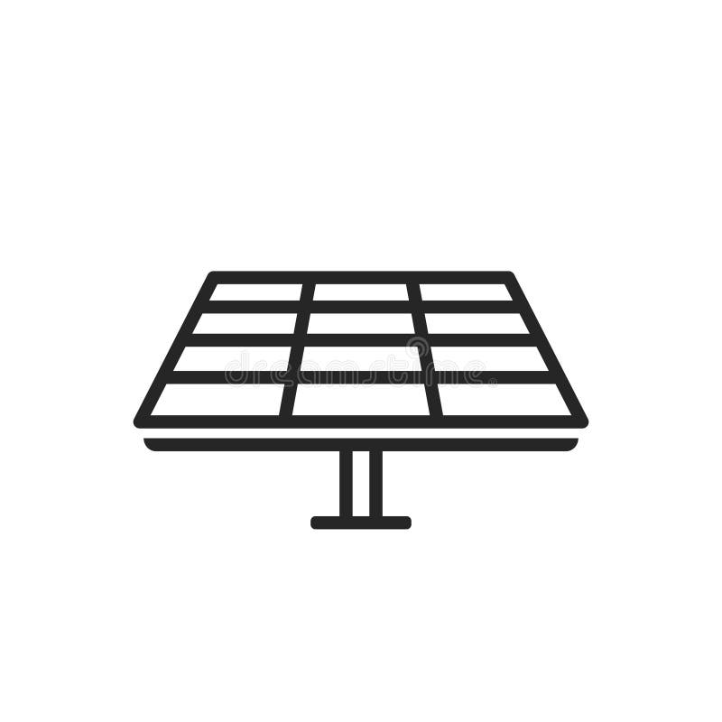 Solar Energy Icon. Solar Panel with Sun. Sustainable Renewable and ...