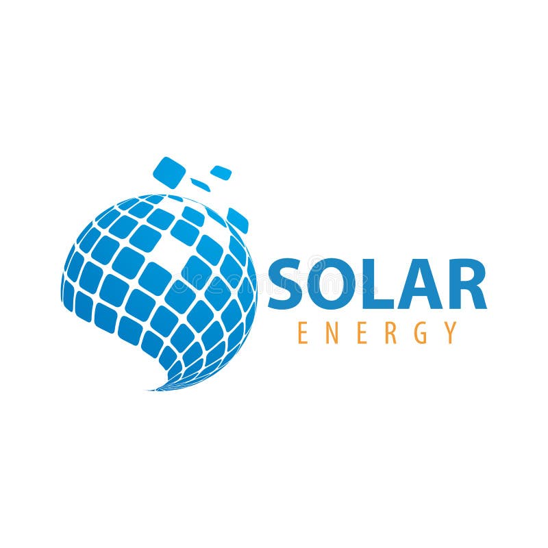 Solar panel logo stock vector. Illustration of energy - 247313638